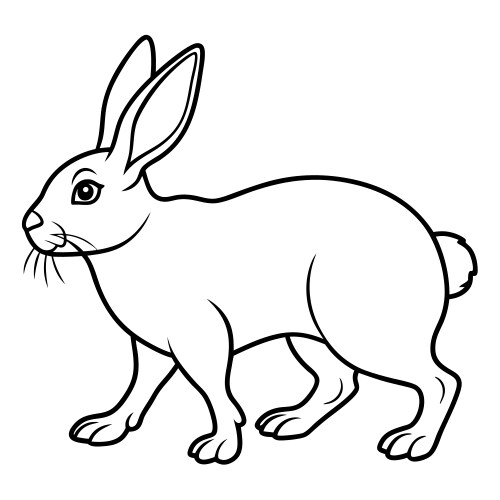 Rabbit Line Drawing Vector Images (over 10,000)