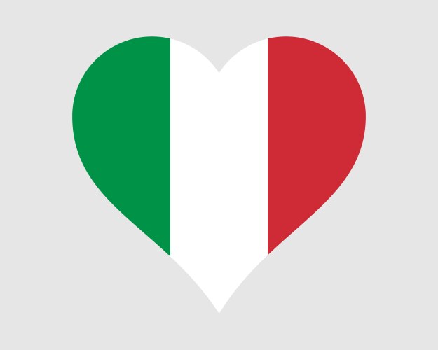 Italy flag icon italian national emblem Royalty Free Vector
