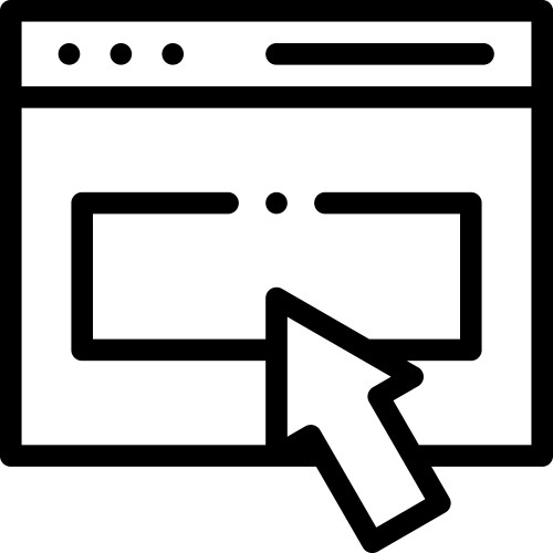 Chatbot icon thin linear style design isolated Vector Image