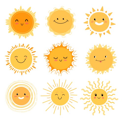 Sunlight Rays Clip Art Sun With Rays Clipart Vector Images (over