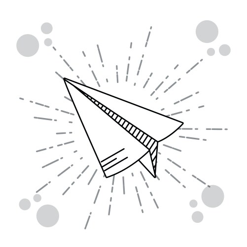 Paper Plane Sketch Vector Images (over 2,400)