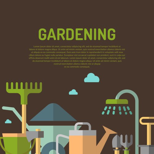 Urban gardening concept Royalty Free Vector Image