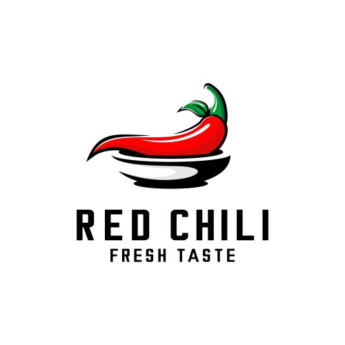 Red chili logo Royalty Free Vector Image - VectorStock
