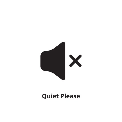 Please Keep Quiet Sign Vector Images (over 250)