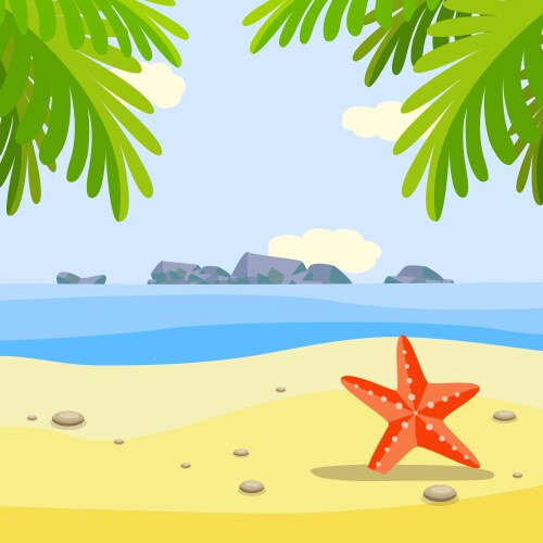 Beach Royalty Free Vector Image - VectorStock