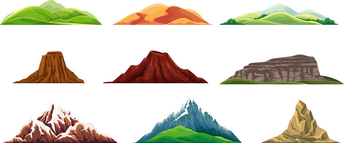 Cartoon Mountains Vector Images (over 86,000)