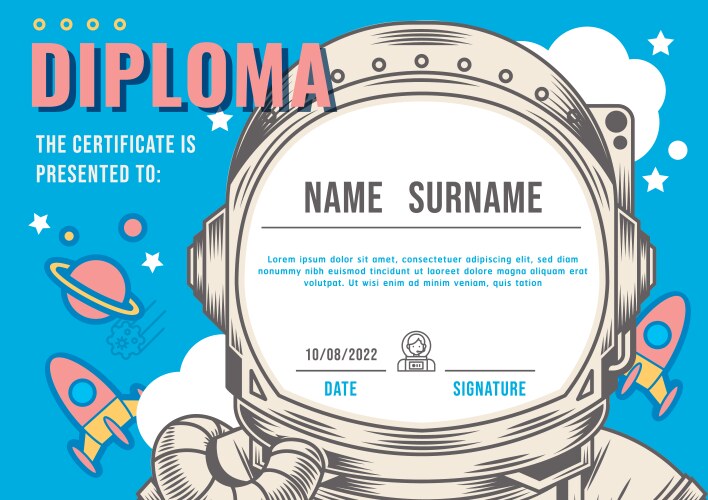 Kindergarten Certificate Border Vector Images (over 1,200)