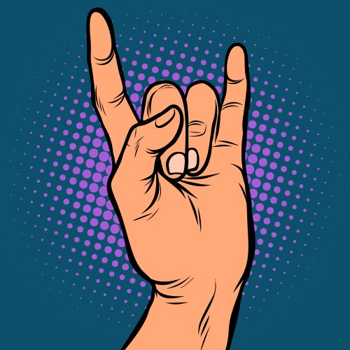 Devil Hand Gesture Vector Images (over 820)