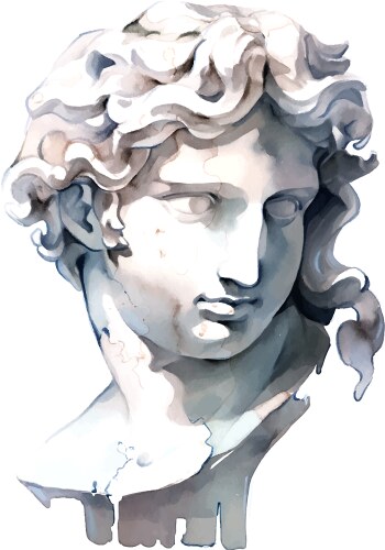 Michelangelo's Pieta Statue – Royalty-Free Vector | VectorStock