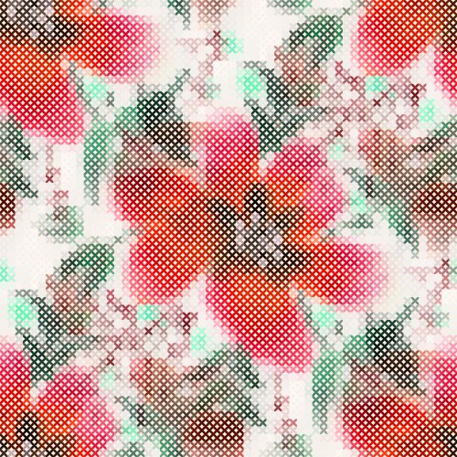 Cross Stitch Texture Vector Images (over 3,600)