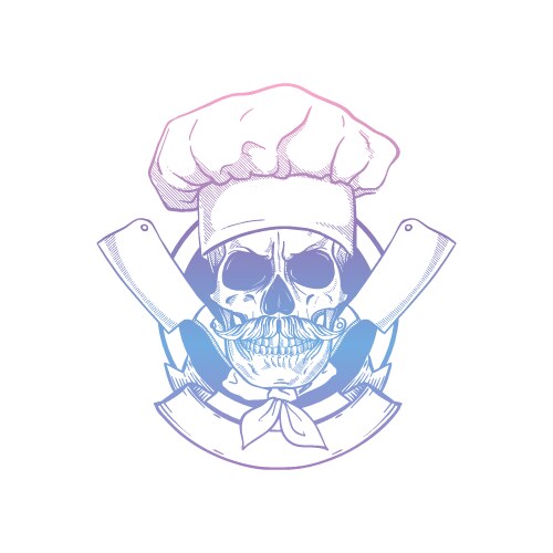 Skull Cook Vector Images (over 1,400)