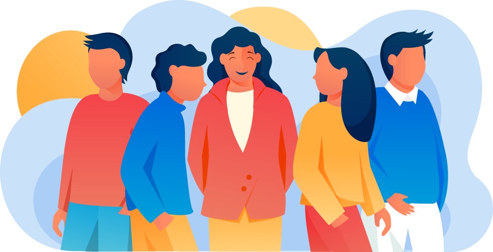 Cartoon transgender person Royalty Free Vector Image