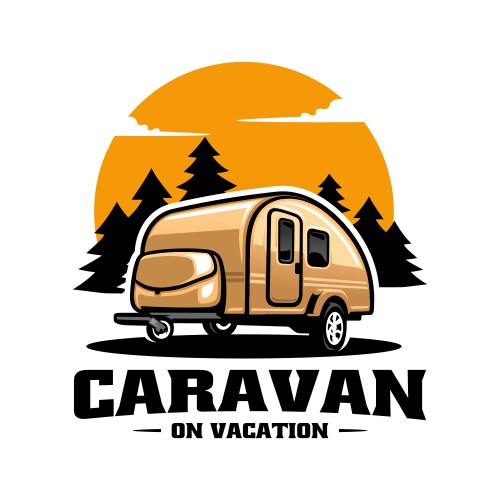 Caravan logo Vector Images & Graphics for Commercial Use | VectorStock