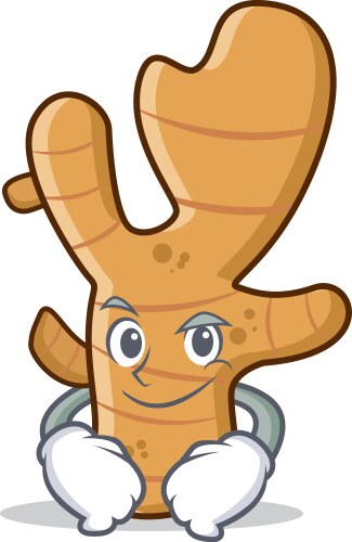 Police ginger character cartoon style Royalty Free Vector