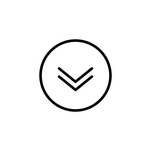 Scroll down icon scrolling symbol for web design Vector Image