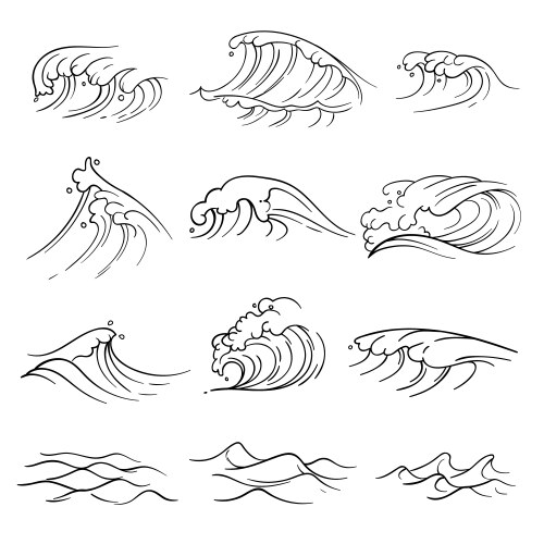 Wave Drawn Vector Images (over 64,000)