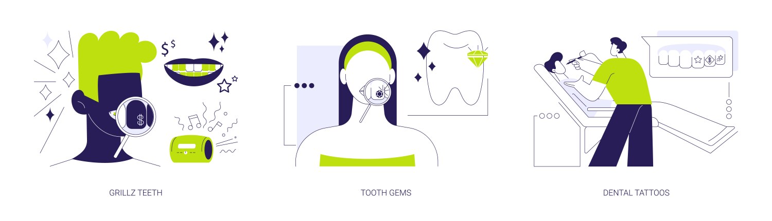 Dental infographic template Royalty Free Vector Image