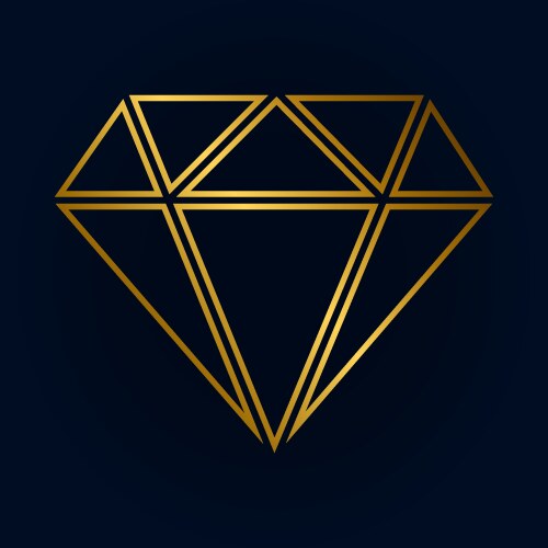 Diamond Outline Shape Vector Images (over 12,000)