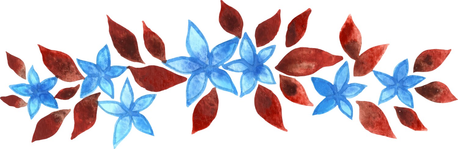 Blue Flower Border Vector Images (over 19,000)