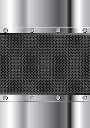 Chromed background Royalty Free Vector Image - VectorStock