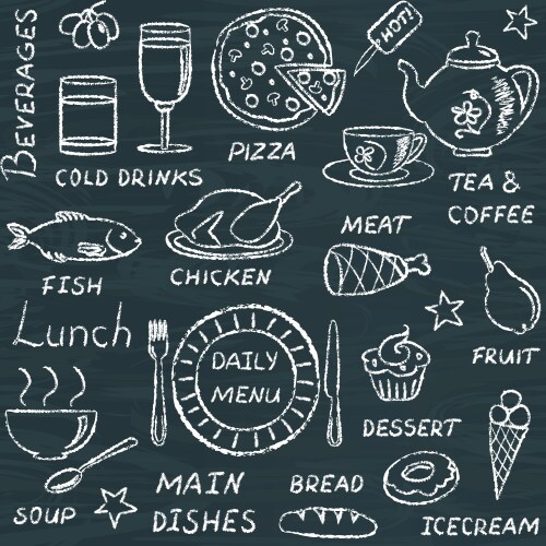 Menu Royalty Free Vector Image - VectorStock
