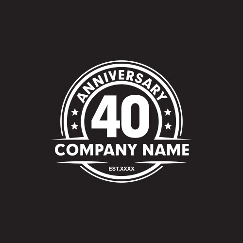 40th Anniversary Logo Vector Images (over 2,400)