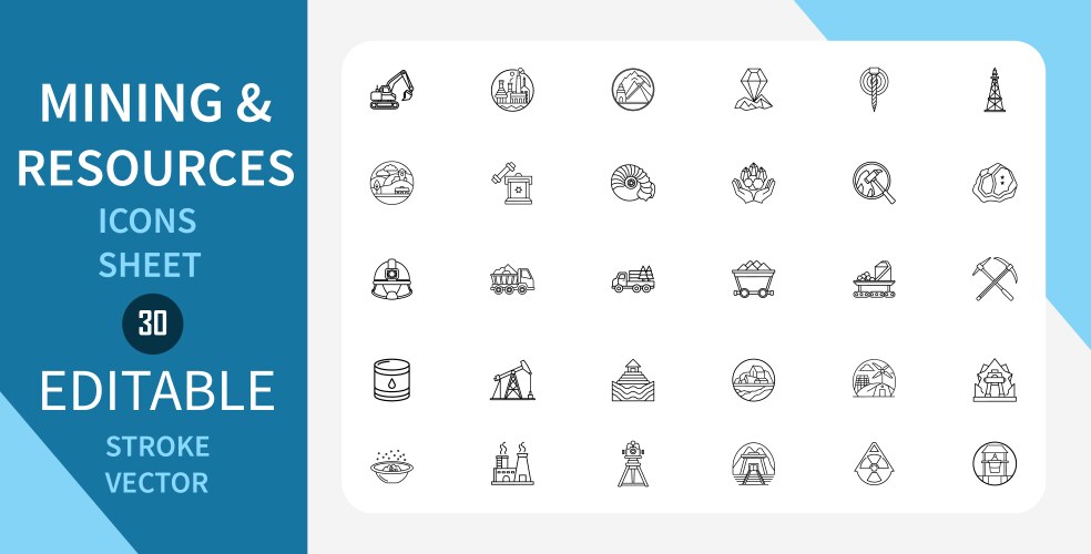 Mining Landscape Vector Images (over 1,600)