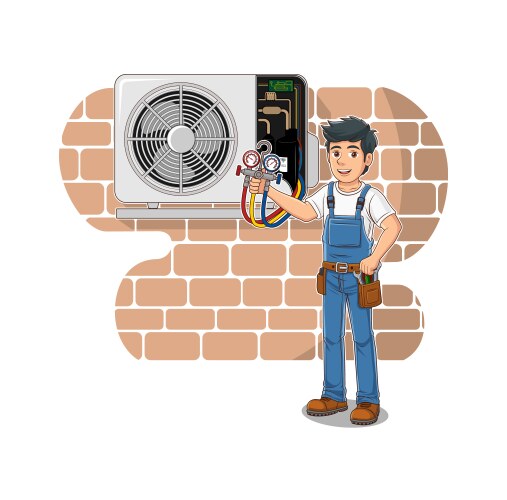 Hvac cartoon Vector Images & Graphics for Commercial Use | VectorStock