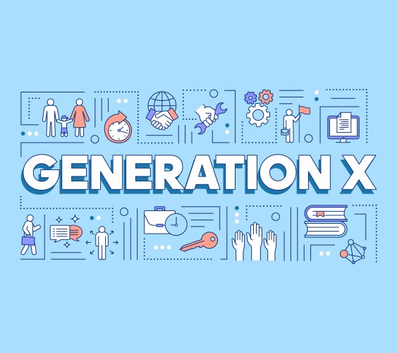 Generation X Icon Vector Images (over 770)