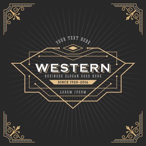 Vintage style signs Royalty Free Vector Image - VectorStock