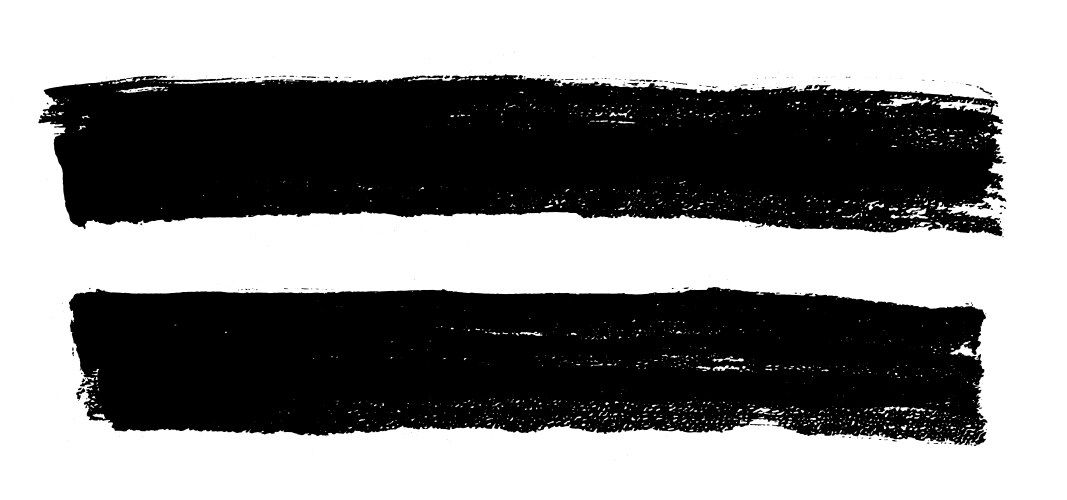 Brush strokes rectangular painted objects Vector Image