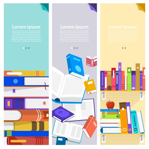 Stack of books Royalty Free Vector Image - VectorStock