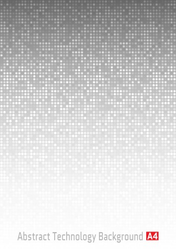 Abstract technology gradient background a4 size Vector Image