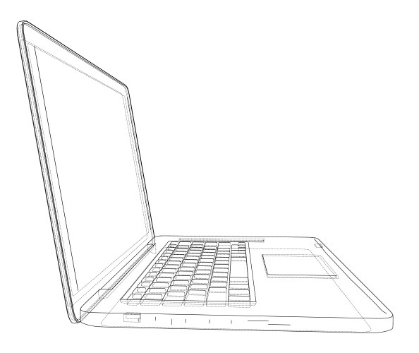 Computer Outline Vector Images (over 540,000)