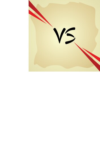 Versus background sport competition vs poster Vector Image