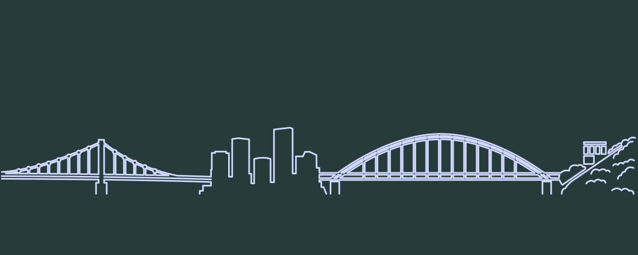 Pittsburgh Skyline Vector Images (over 120)