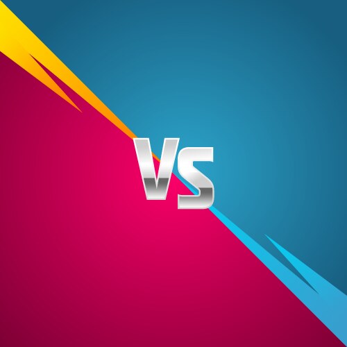 Versus background sport competition vs poster Vector Image