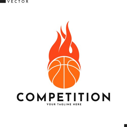 Fire Basketball Vector Images (over 3,000)