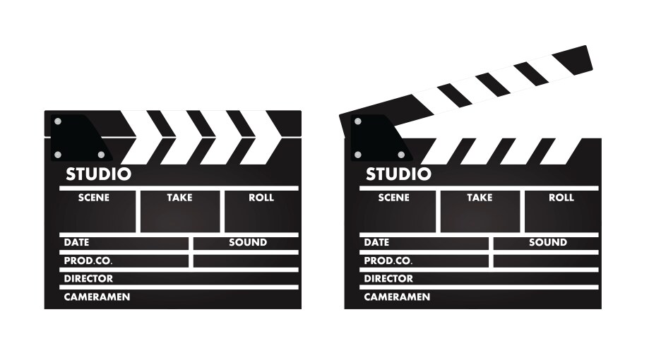 Movie Cut Board Blank Vector Images (over 1,100)