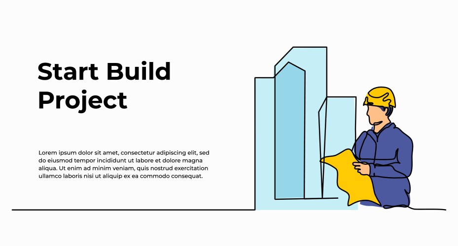 Construction contractors Royalty Free Vector Image