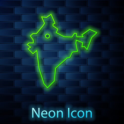 Map India Glowing Vector Images (over 100)