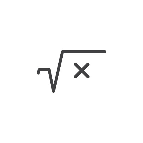 Square Root Symbol Vector Images (over 3,800)