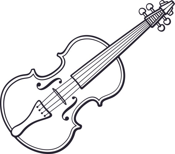 Viola Drawing