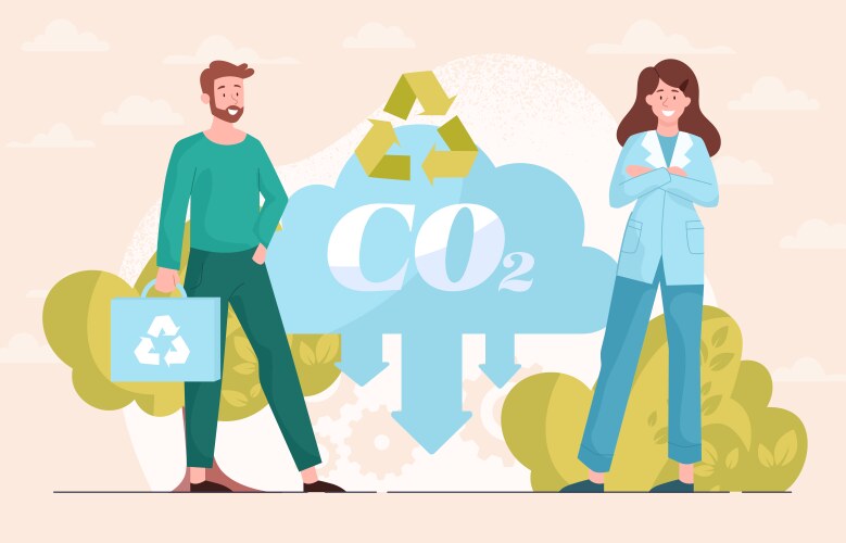 Reduce Carbon Emissions Vector Images (over 2,100)