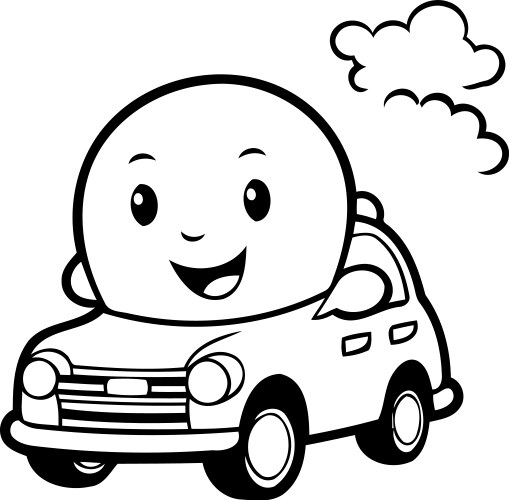 Smiley Face and Car Vector Images (over 250)