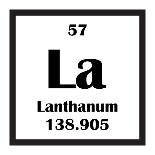 Chemical Symbol Lanthanum Vector Images (57)