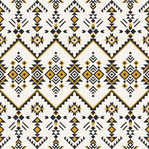 Ethnic boho seamless pattern Royalty Free Vector Image