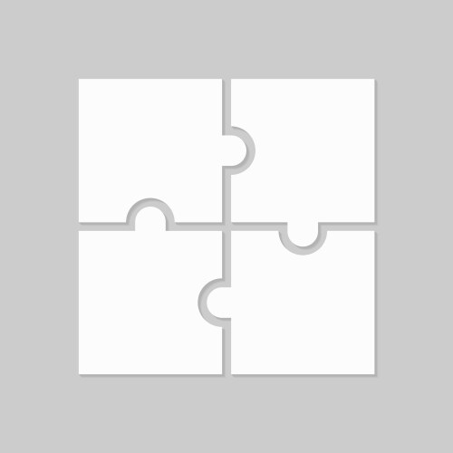 4 Piece Puzzle Vector Images (over 2,100)