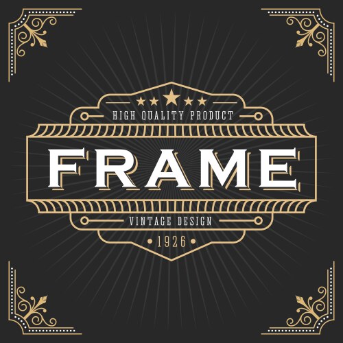 Vintage style signs Royalty Free Vector Image - VectorStock
