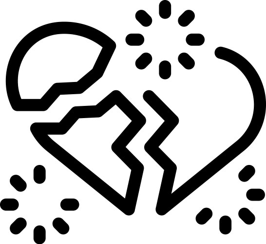 Heart Exploding Broken Vector Images (96)